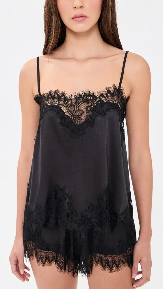 KAT THE LABEL Olivia Camisole - Black