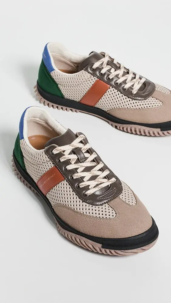 Stella McCartney Suede And Mesh Sneakers