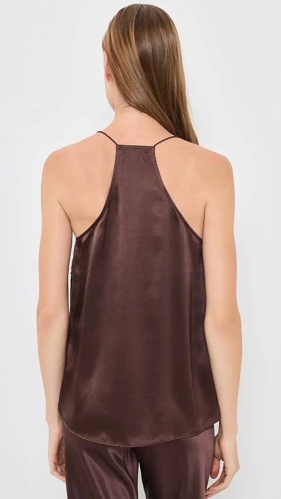 Cami Nyc Racer Silk Charmeuse Camisole