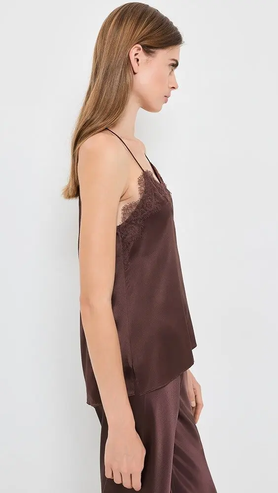 Cami Nyc Racer Silk Charmeuse Camisole