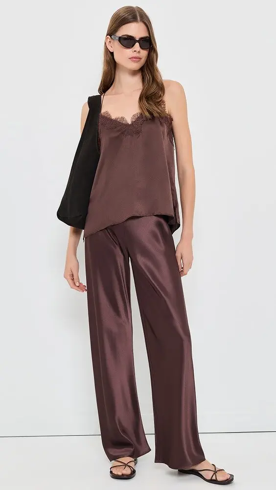 Cami Nyc Racer Silk Charmeuse Camisole
