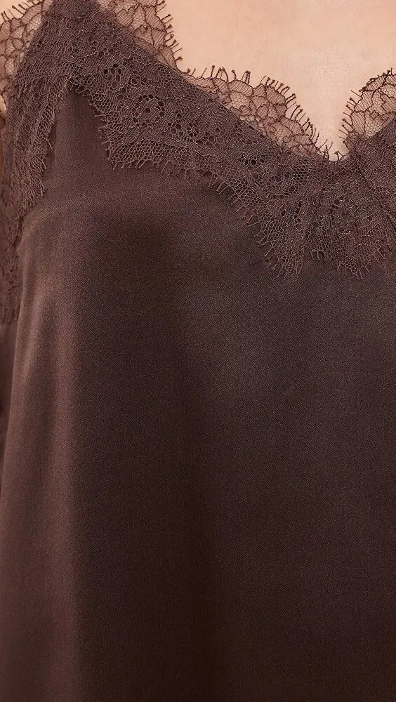 Cami Nyc Racer Silk Charmeuse Camisole