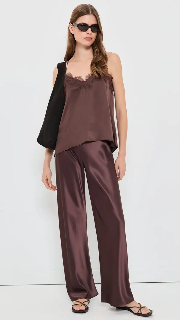 Cami Nyc Racer Silk Charmeuse Camisole