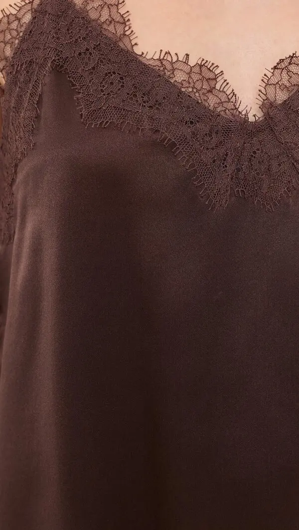 Cami Nyc Racer Silk Charmeuse Camisole