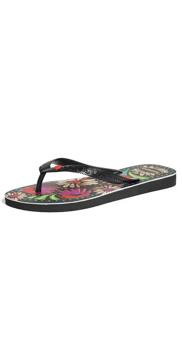 Havaianas Top Begonia Heart Flip Flops