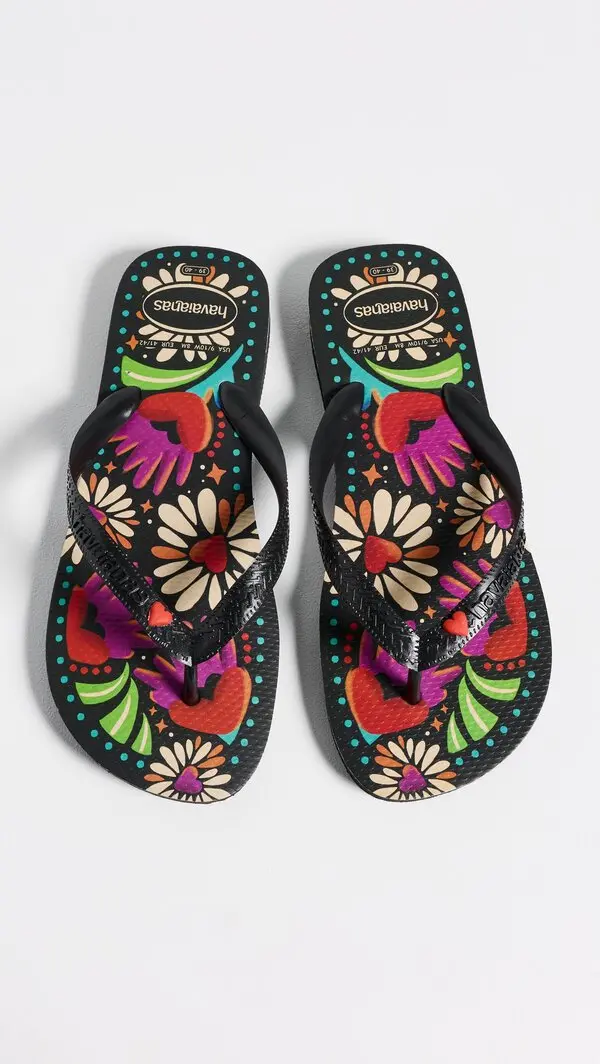 Havaianas Top Begonia Heart Flip Flops