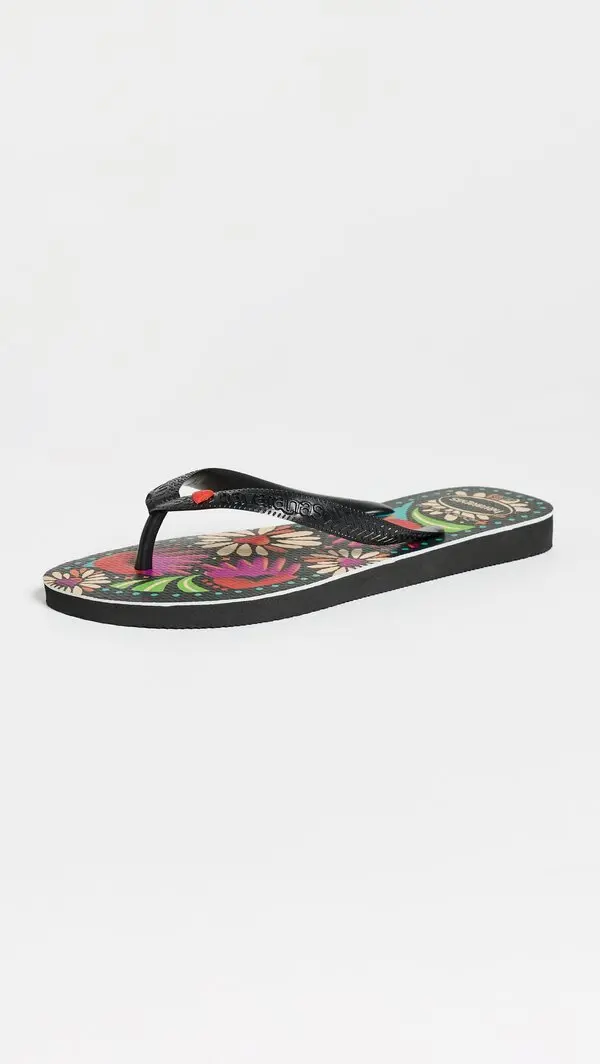 Havaianas Top Begonia Heart Flip Flops