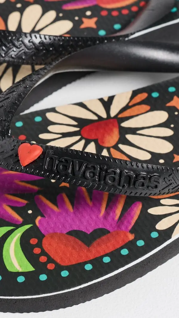 Havaianas Top Begonia Heart Flip Flops