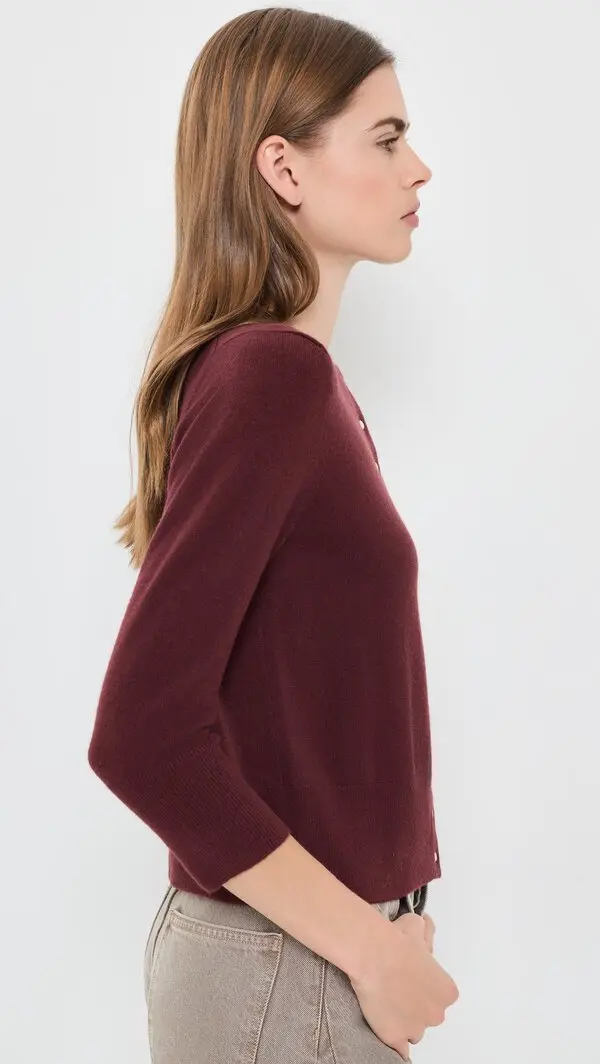 Vince Metal Button Cardigan