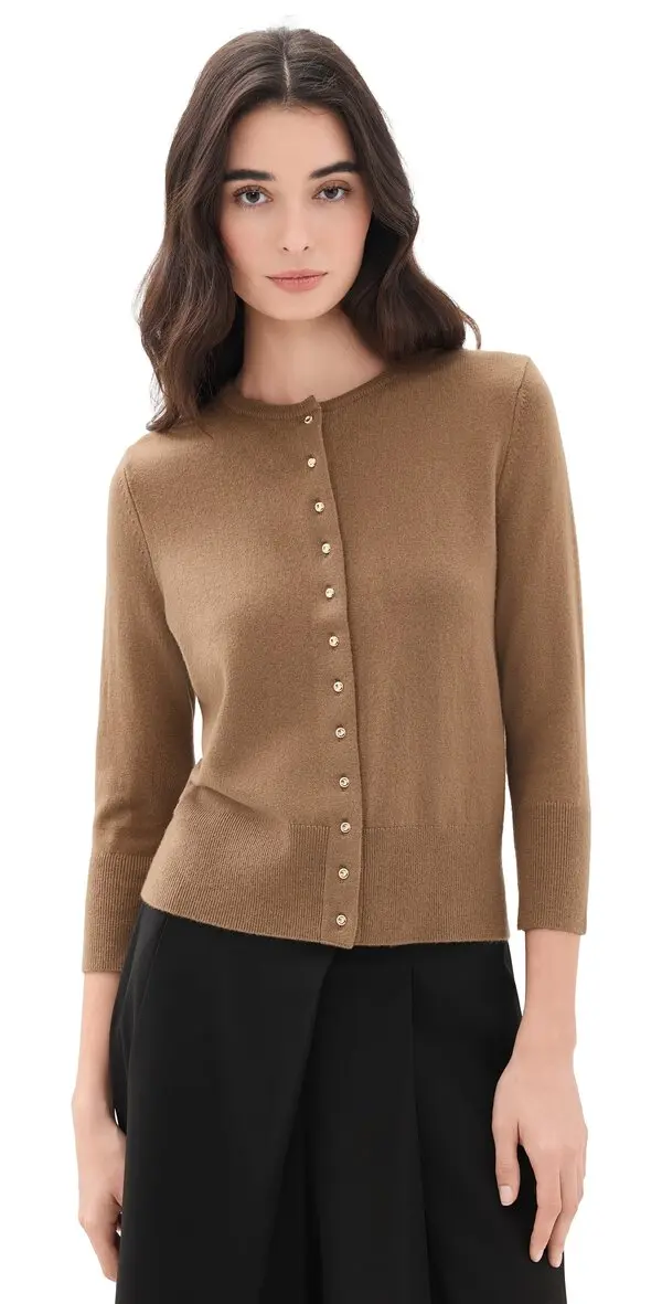 Vince Metal Button Cardigan - Canyon