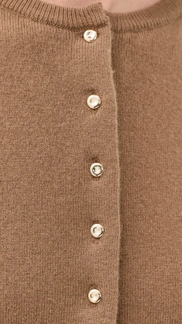 Vince Metal Button Cardigan - Canyon