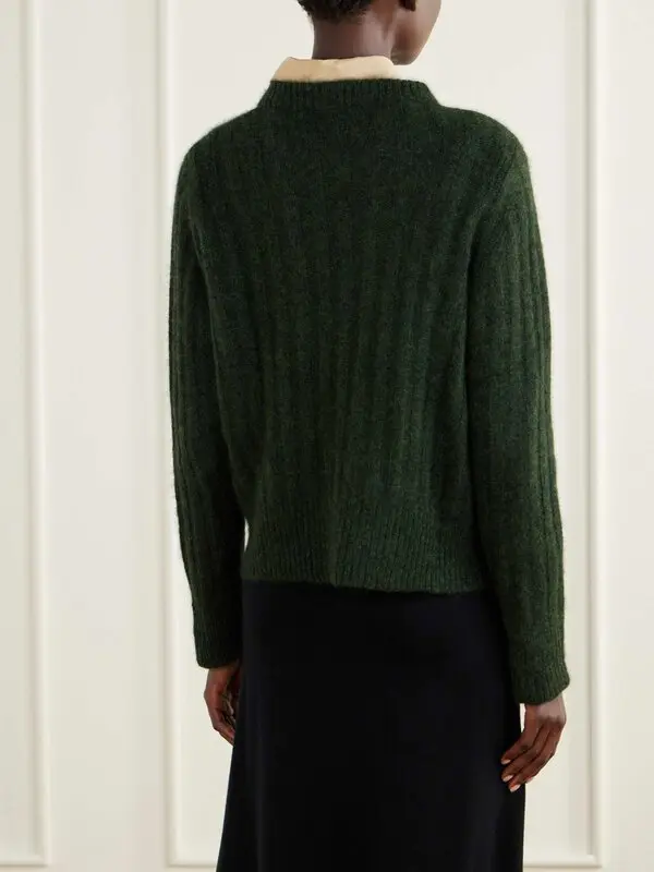 ALLUDE Cashmere And Silk-blend Sweater
