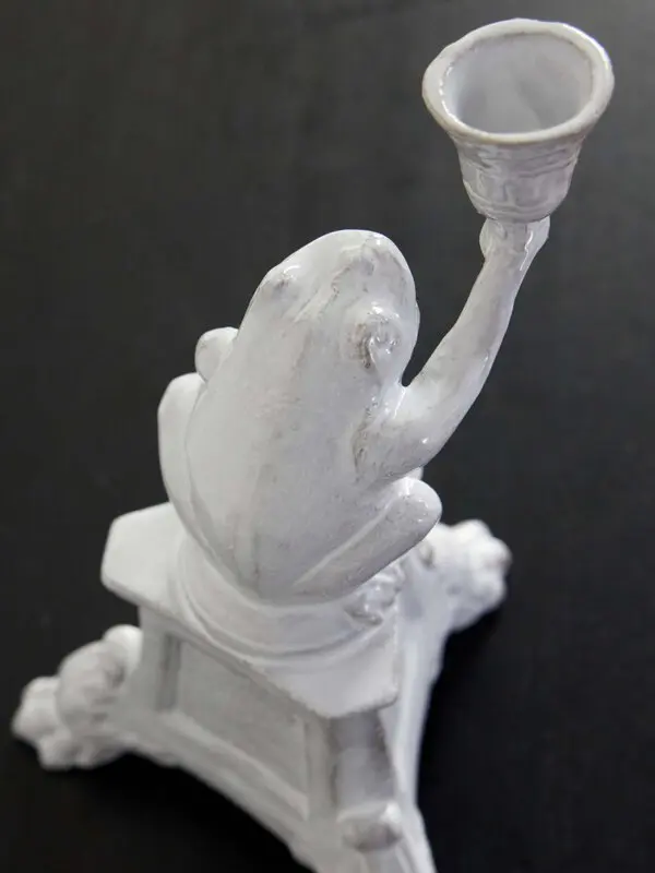 ASTIER DE VILLATTE Grenouille Monument Porcelain Incense Holder