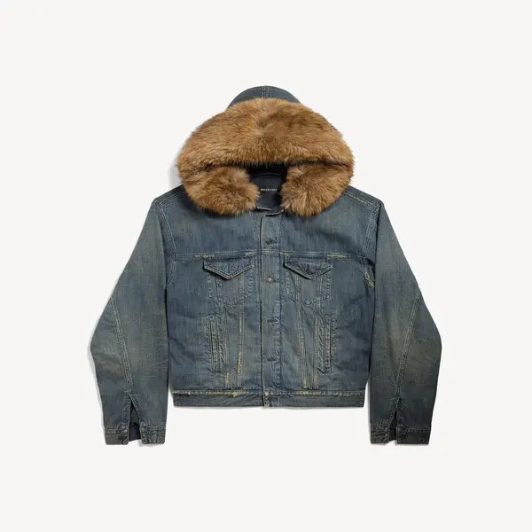 Balenciaga Boxy Jacket - Blue