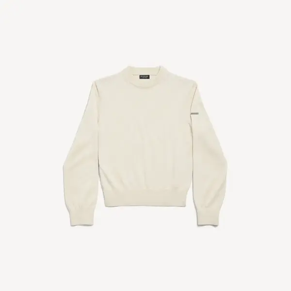 Balenciaga Crewneck Sweater - Cream