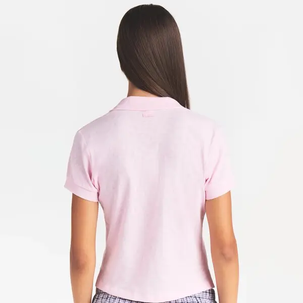 SKIMS Polo | Pink | | Worn In Jersey