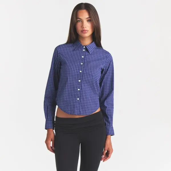 SKIMS Shrunken Button Up Shirt