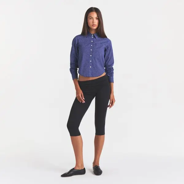 SKIMS Shrunken Button Up Shirt