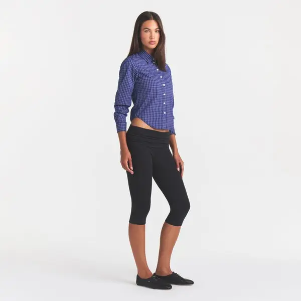 SKIMS Shrunken Button Up Shirt