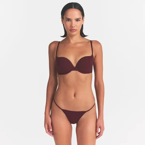 SKIMS Push Up Bra | Red | | Fits Everybody - Currant