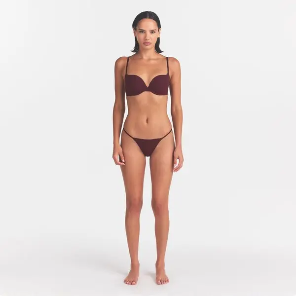 SKIMS Push Up Bra | Red | | Fits Everybody - Currant