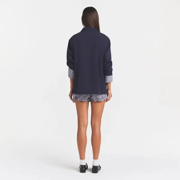 SKIMS Oversized Boyfriend Fleece Polo