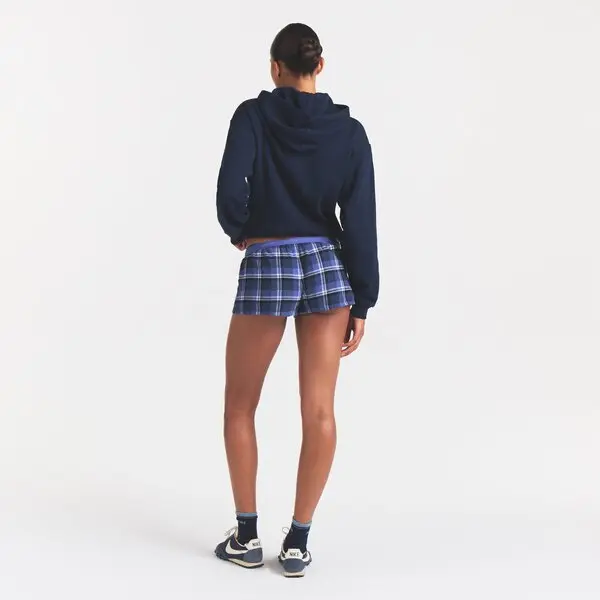 SKIMS Classic Hoodie | Blue | Small | Cotton Fleece