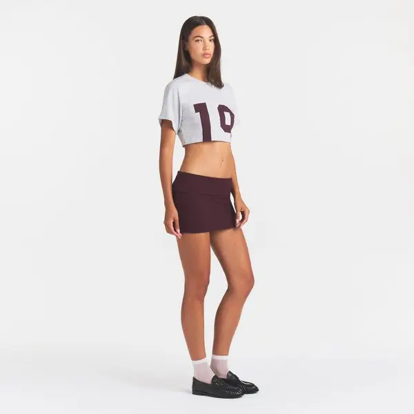 SKIMS Foldover Mini Skirt