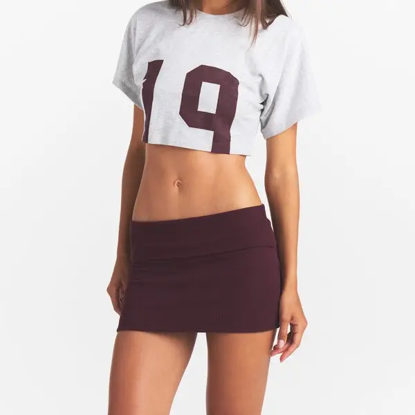 SKIMS Foldover Mini Skirt