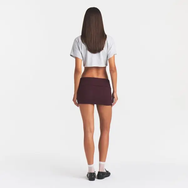 SKIMS Foldover Mini Skirt