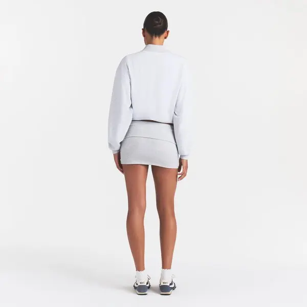 SKIMS Cotton Rib Foldover Mini Skirt