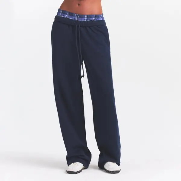 SKIMS Cotton Fleece Classic Straight Leg Pants