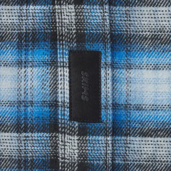 SKIMS Oversized Plaid Flannel Pants With Double Waistband
