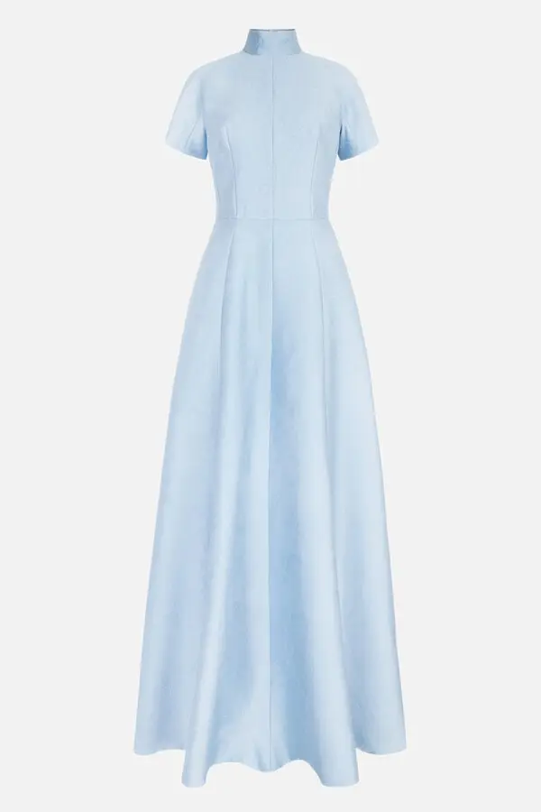 EMILIA WICKSTEAD Malinda Dress In Icy Embossed Cloque