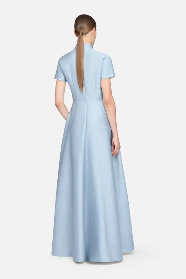 EMILIA WICKSTEAD Malinda Dress In Icy Embossed Cloque