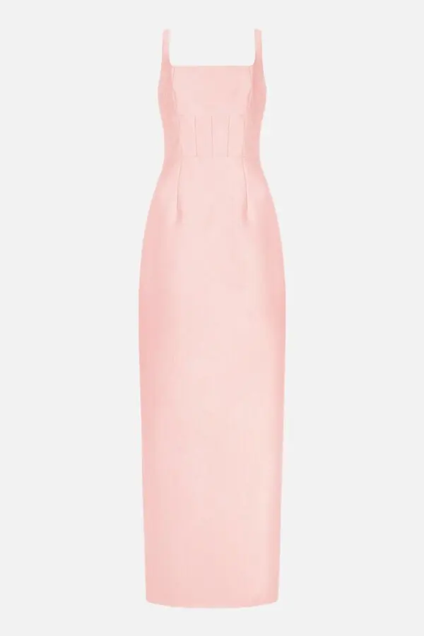 EMILIA WICKSTEAD Megara Dress In Embossed Cloqu - Pink