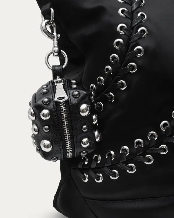 AIMEE Mystic Pouch Charm - Black Cosmic Studs
