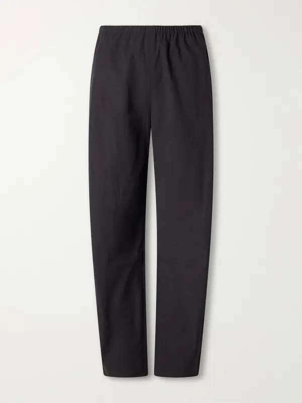 LA LIGNE Colby Cotton-poplin Wide-leg Pants