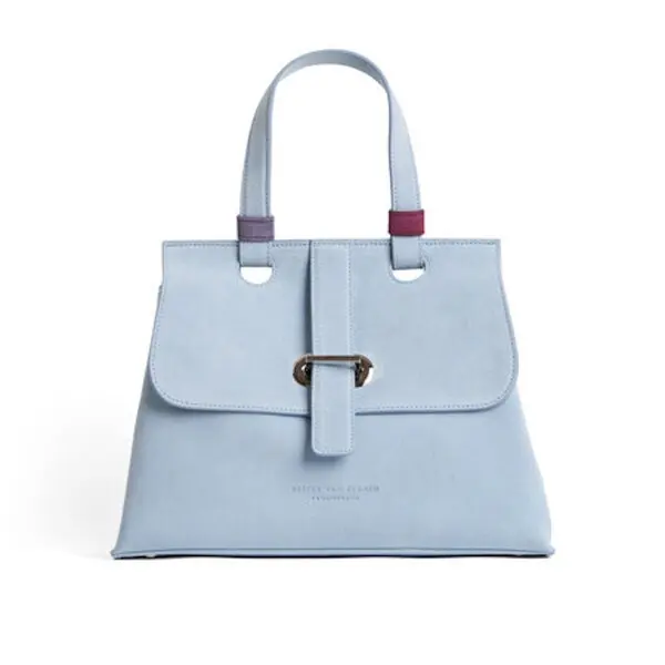 HESTER VAN EEGHEN Barnina Suede Cielo Handheld Bag