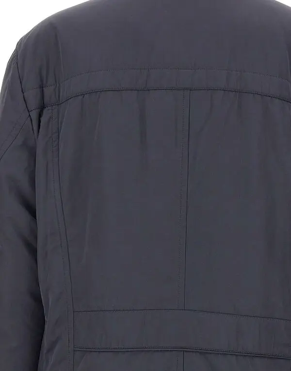 Peuterey Stripes Mfc Hooded Parka Coat