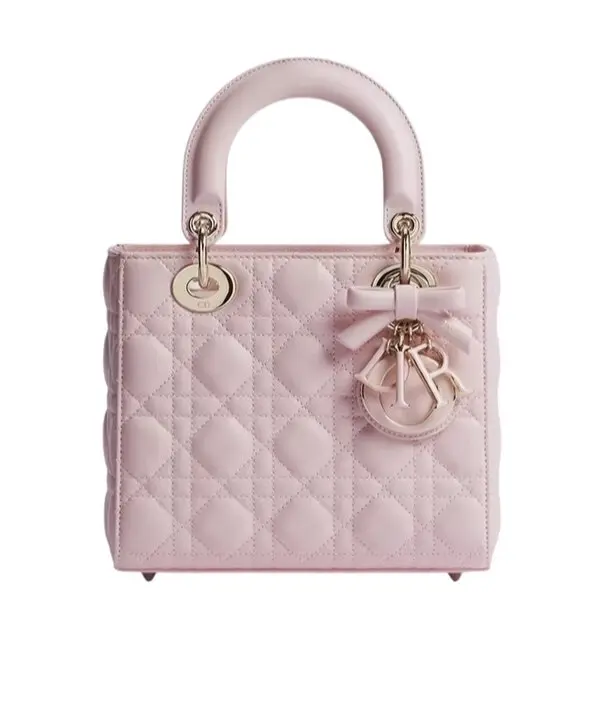 Dior Lady Small Shoulder Bag - Soft Pink