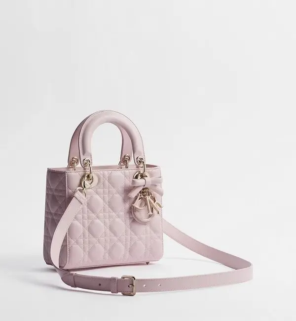 Dior Lady Small Shoulder Bag - Soft Pink