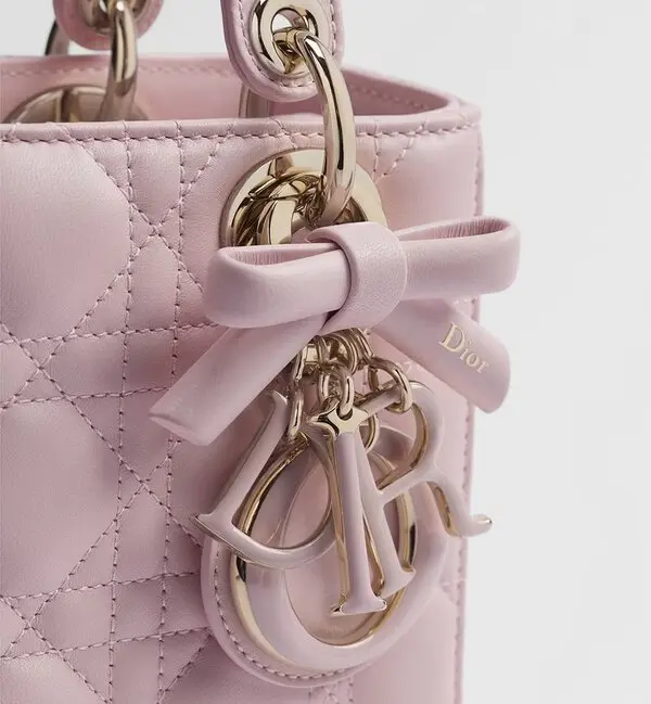 Dior Lady Small Shoulder Bag - Soft Pink