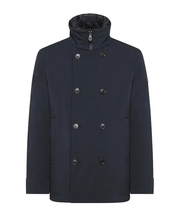 Peuterey Detachable-bib Double-breasted Coat