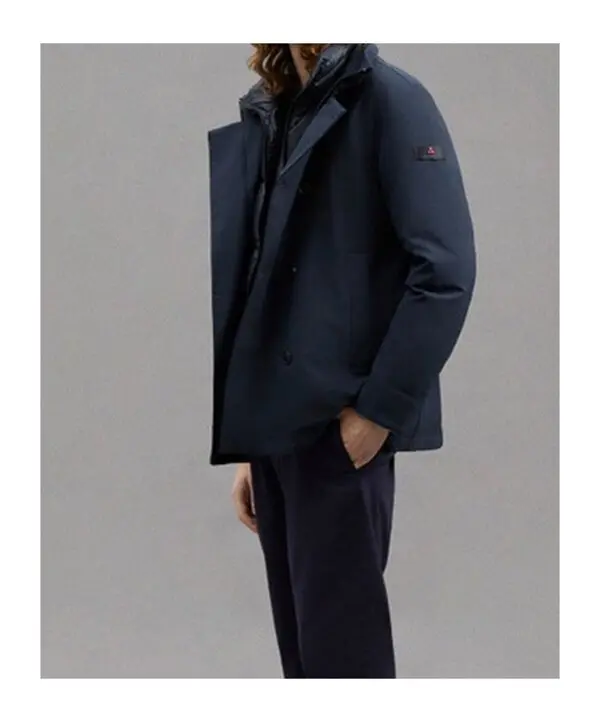 Peuterey Detachable-bib Double-breasted Coat