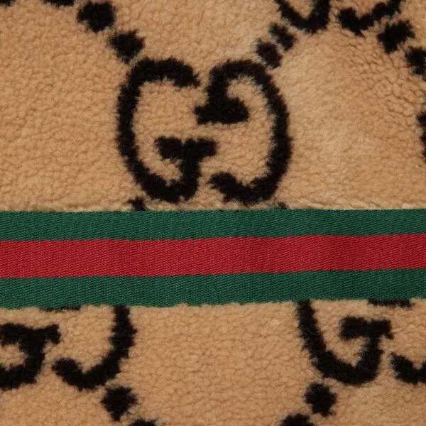 Gucci Maxi Gg Fleece Jacket