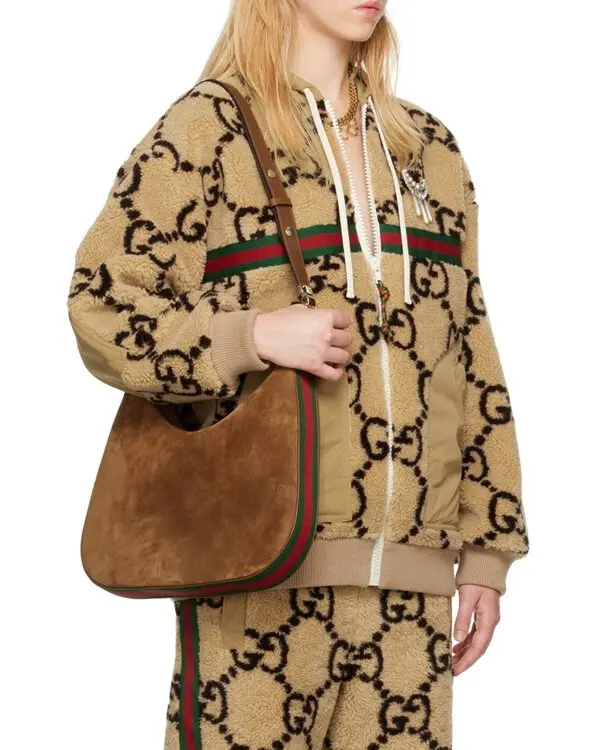 Gucci Maxi Gg Fleece Jacket