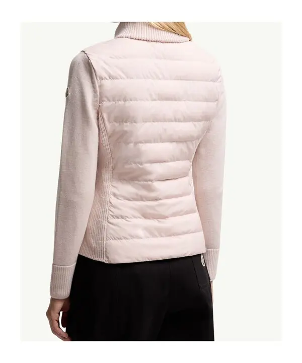 Moncler Padded Zip-up Wool Cardigan
