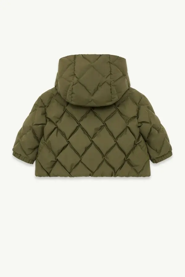 Moncler Ava Hooded Diamond-quilted Down Jacket