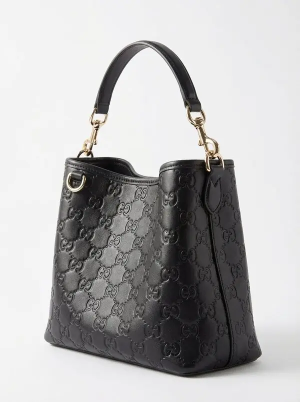 Gucci Gg Emblem Small Bucket Bag